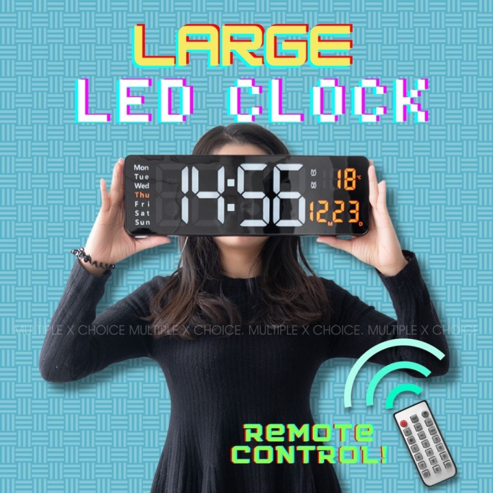 (SG SELLER) Large Colour Display Screen Digital Remote Control USB ...