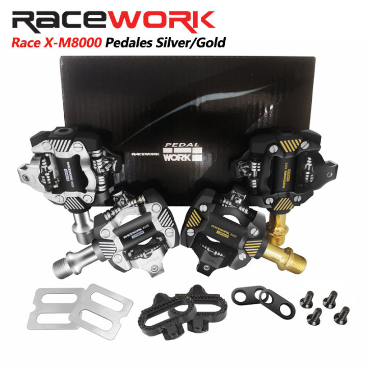 RACEWORK X-M8100 Cleats Pedal MTB Cleats Pedals Self-Locking SPD Bike ...
