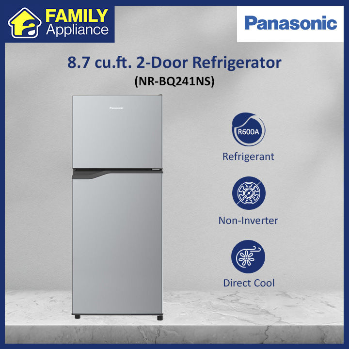 8.7 cu.ft 2 Door Direct Cooling Refrigerator NR-BQ241NS | Lazada PH