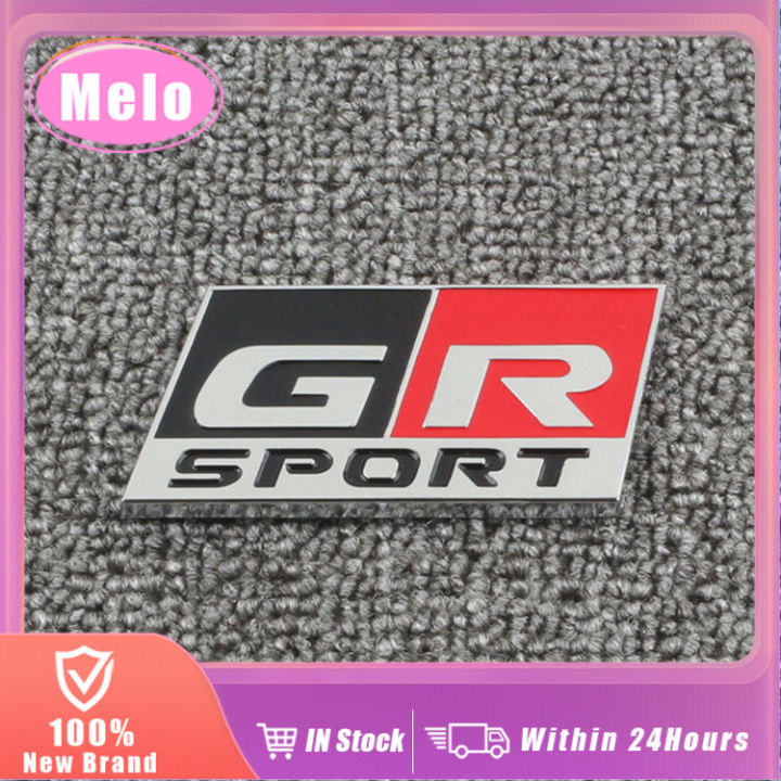 Auto SPORT Logo Rear Decorative Sticker GR SPORT 3D Metal Car Front ...