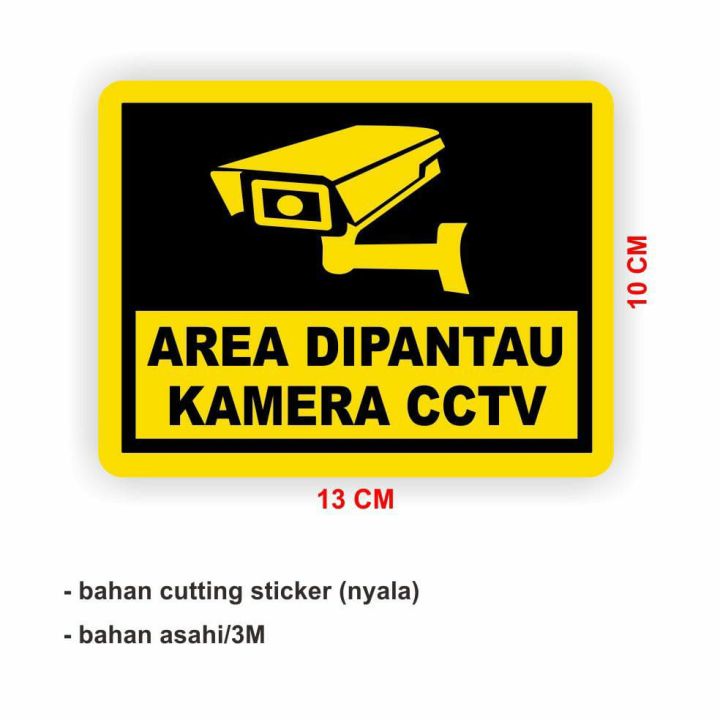 stiker cctv cutting sticker murah | Lazada Indonesia