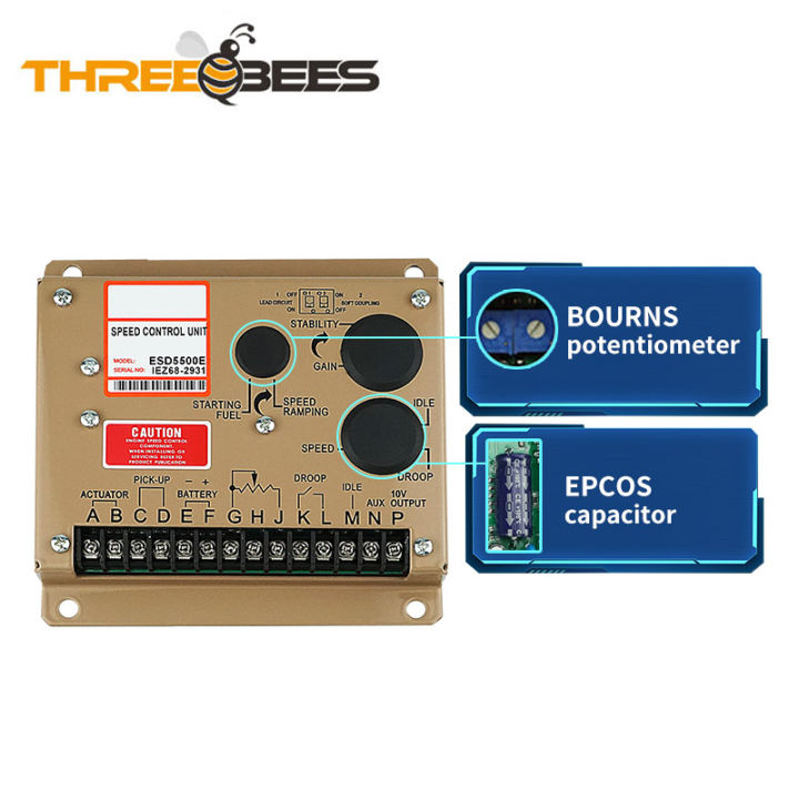 ESD5500E Diesel Engine Generator Speed Controller Governor 5500E Speed Control Unit | Lazada PH