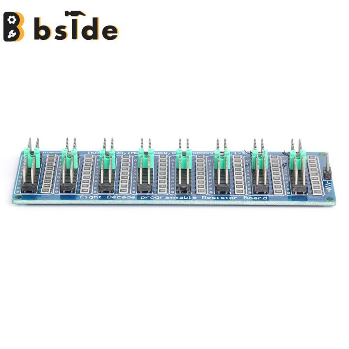[Bside Tool Store] 8 Decade Resistor Board 1R-9999999R Programmable 0 ...