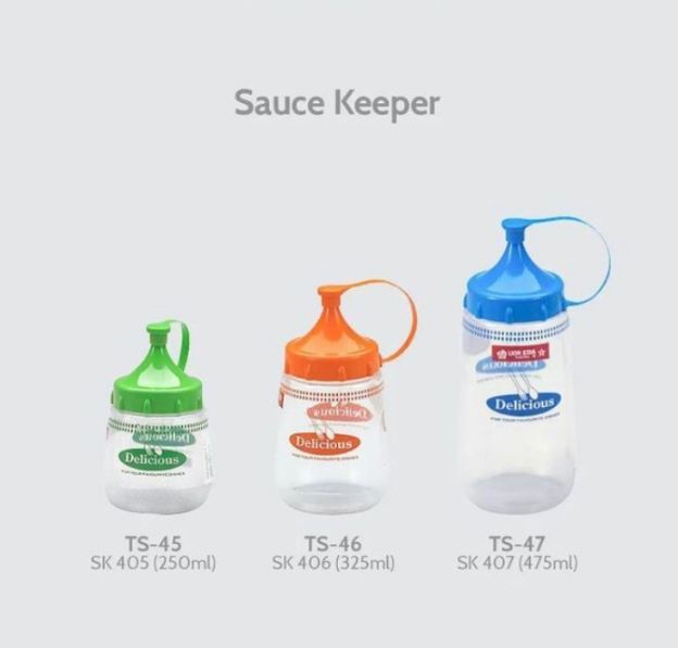Botol Saus Plastik Sauce Keeper SK 405 Lion Star TS-45 250ml | Lazada ...