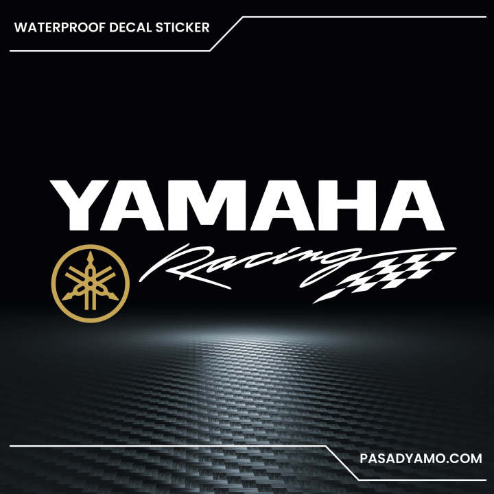 Yamaha Racing Decal Sticker for Cars and Motorcycles 2.25 x 6.25 inches ...