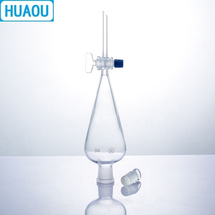 【Deal】 Huaou 1000ml Seperatory Funnel Pear Shape With Ground In Glass ...