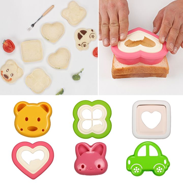 Bear Sandwich Mold Toast Bread Making Cutter Mould Cute Baking Pastry ...