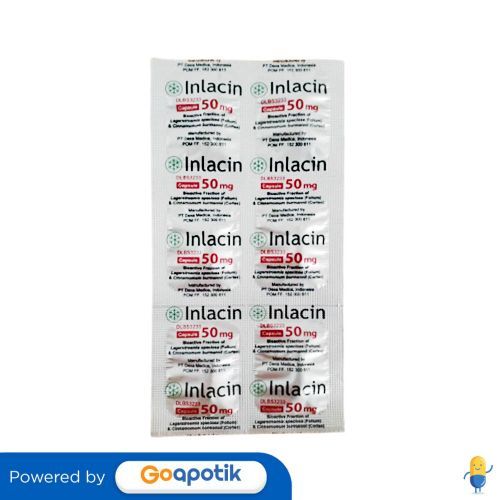 Inlacin 50 Mg Strip 6 Kapsul | Lazada Indonesia