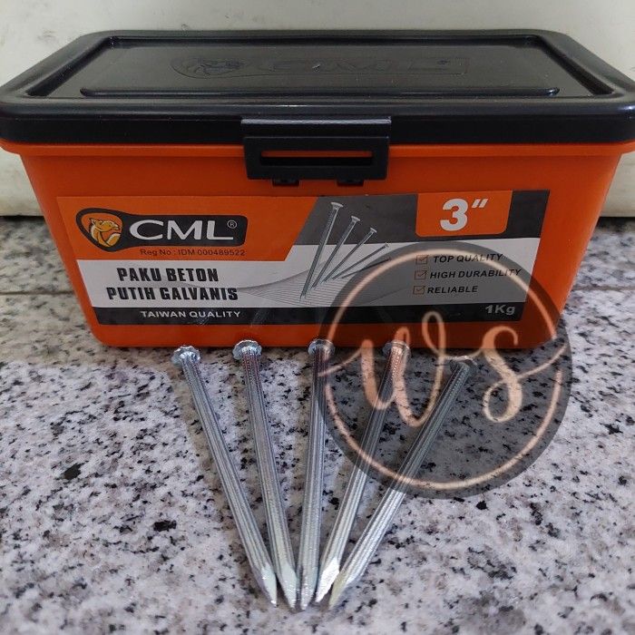 Paku beton camel 3inch 7cm paku beton putih camel 1dus 1kg | Lazada Indonesia