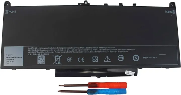 JD52390 dell Laptop Battery J60J5 for Latitude 12 14 7000 E7270 E7470 ...