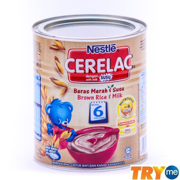 Nestle Cerelac Preb 1 350g Brown Rice & Milk | Lazada