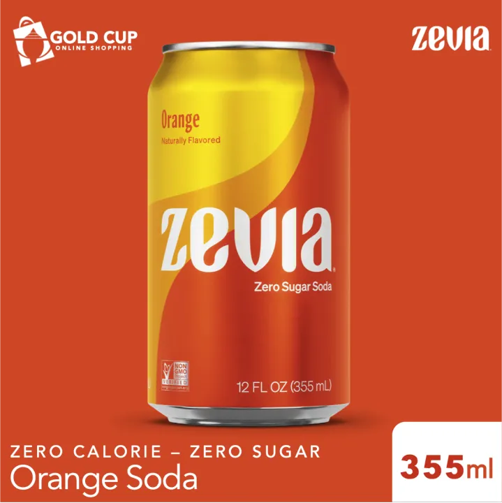 Zevia Orange Soda 355ml (Zero Sugar - Zero Calories) | Lazada PH