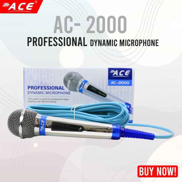 ACE AC-2000 Wired Microphone | Lazada PH