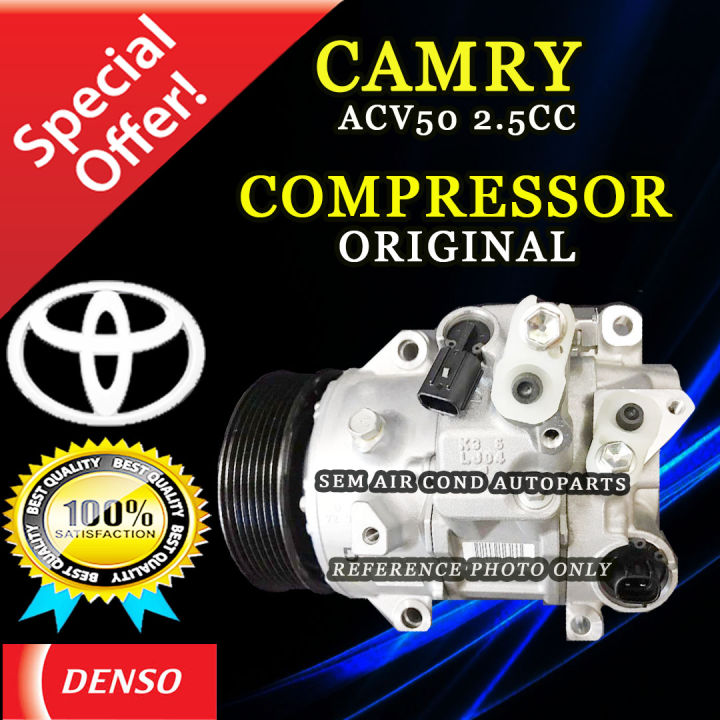 TOYOTA CAMRY ACV50 2.5CC ORIGINAL DENSO ND COMPRESSOR/ KOMPRESOR (CAR ...