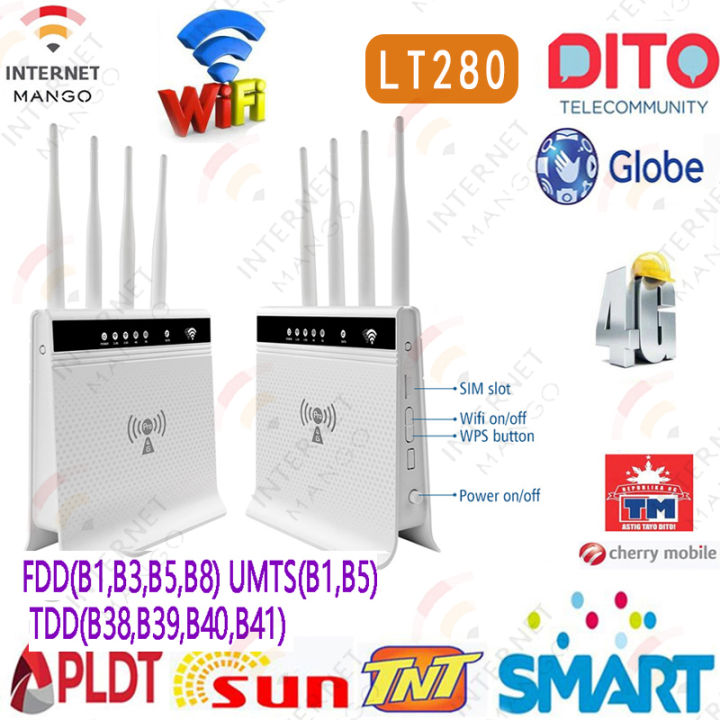 LT280 4G LTE CPE Wifi Router FDD TDD Broadband Unlock Mobile Hotspot ...