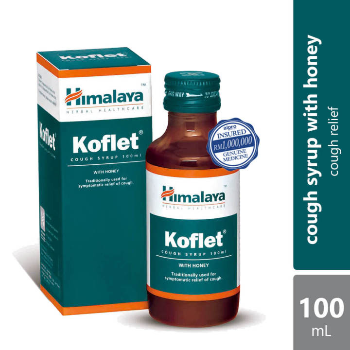 Alpro Pharmacy Himalaya Koflet Cough Syrup 100mL | Cough Reliever | Lazada