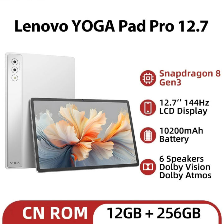 Lenovo Yoga Pad Pro 12.7 Tab Original 12GB 256GB Snapdragon 8 Gen 3 12. ...