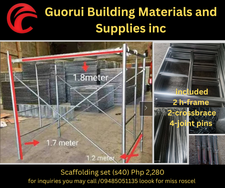 Scaffolding sets schedule #20 (for ads only) | Lazada PH