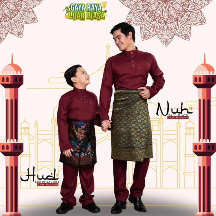 BAJU MELAYU KANAK-KANAK 2024 (FREE BUTANG & LOGO METAL) | Lazada