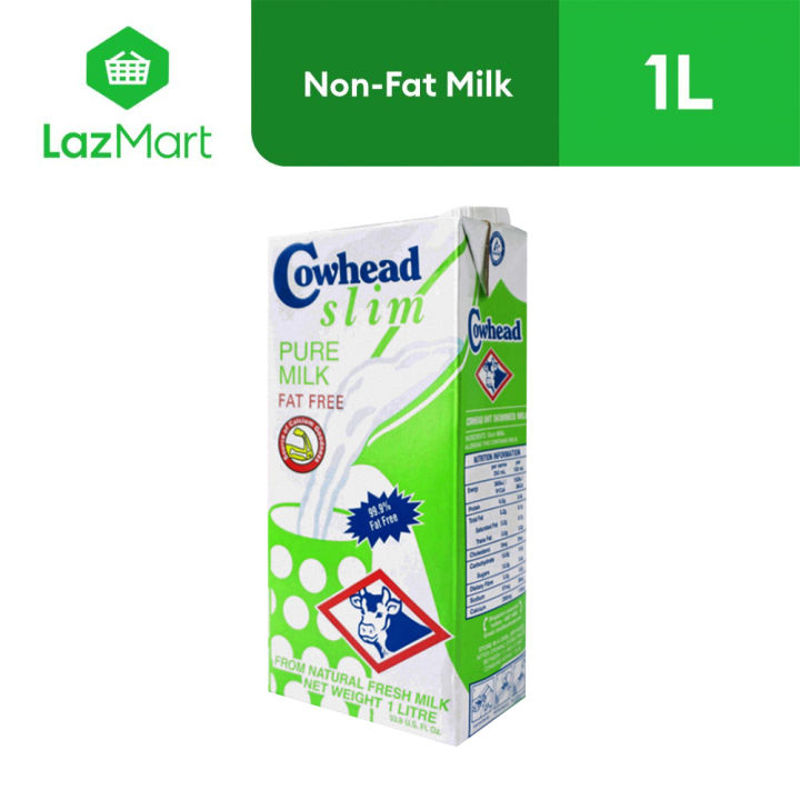 Cowhead Non-Fat Fresh Milk 1L | Lazada PH