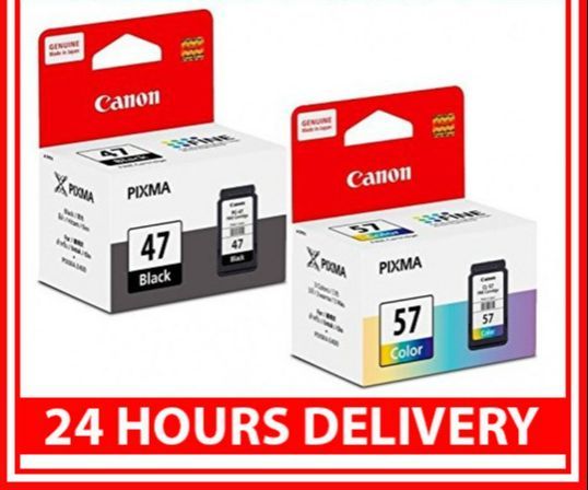 Canon BLACK PG-47 & COLOR CL-57s Original Ink Cartridge | Lazada