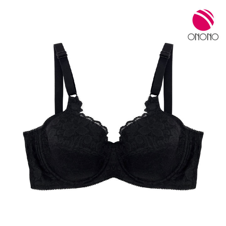 ONONO เสื้อชั้นในมีโครง ฟองน้ำบาง หน้าเต้าลูกไม้ - รุ่น FB2432 | Lazada ...