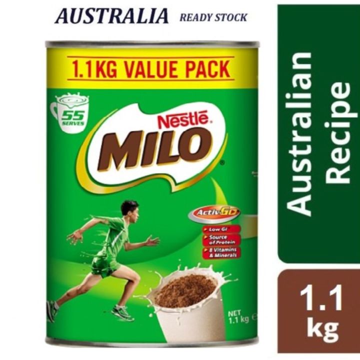 Nestle Milo Chocolate Malt Drink Powder Tin (Australia) 1.1kg | Lazada