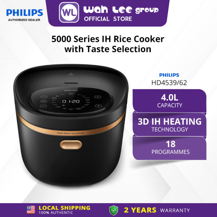 Philips 1.5L Digital 5000 Series Rice Cooker HD4539/62/HD4539/62 WAH ...