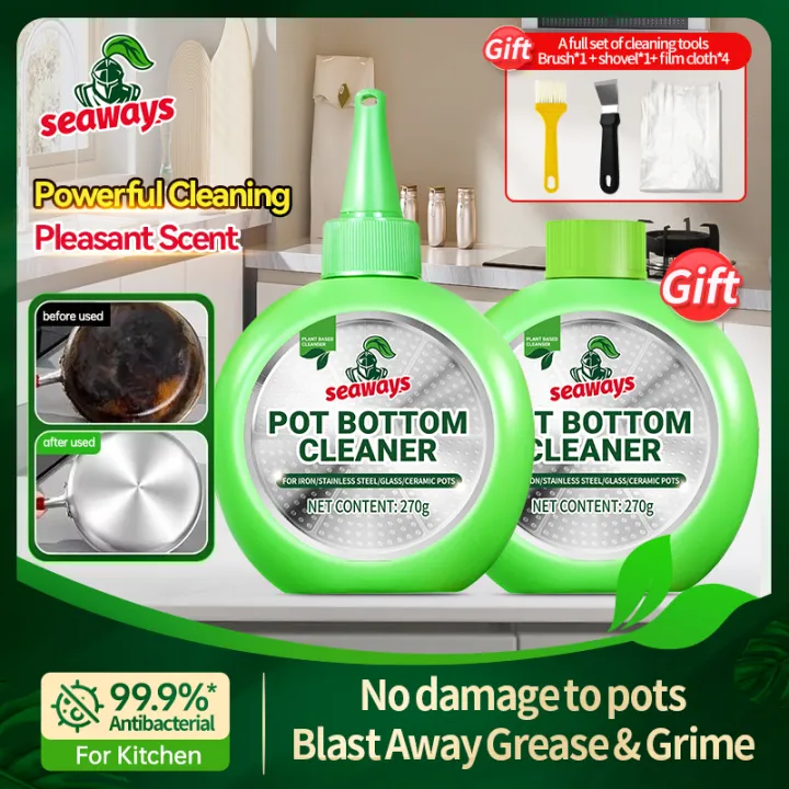 Seaways Pot Bottom Cleaner 270g 99.9% sterilization, strong descaling ...
