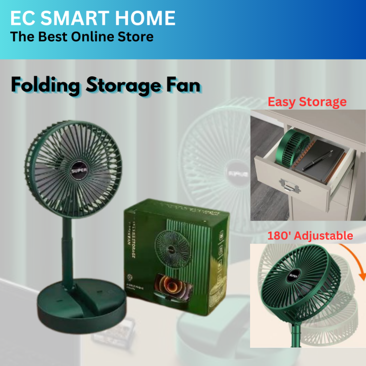 Mini Adjustable Fan Small Cooling Handy Desk Home Office Table Portable ...