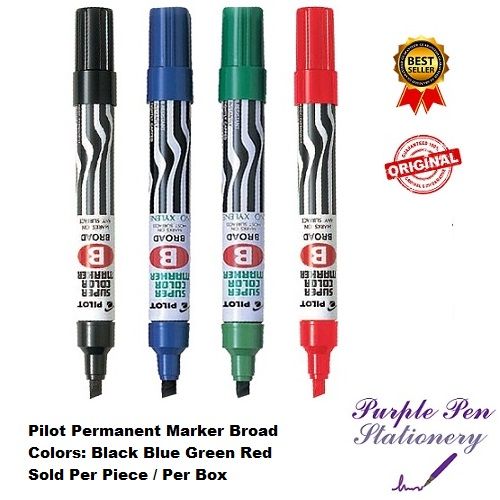 Pilot Permanent Marker Broad Sold Per Piece and Per Box | Lazada PH