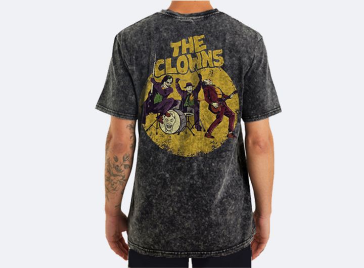 Baju tshirt kaos wash washed washing distro the clowns pria wanita ...