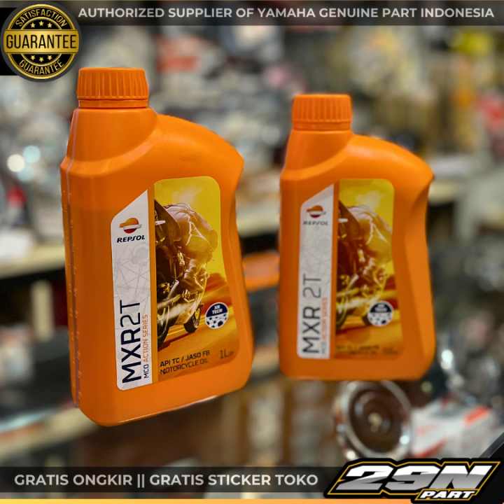 Oli Samping Motor Bebek REPSOL MXR2T 0.7L 1 Liter ORIGINAL | Lazada ...