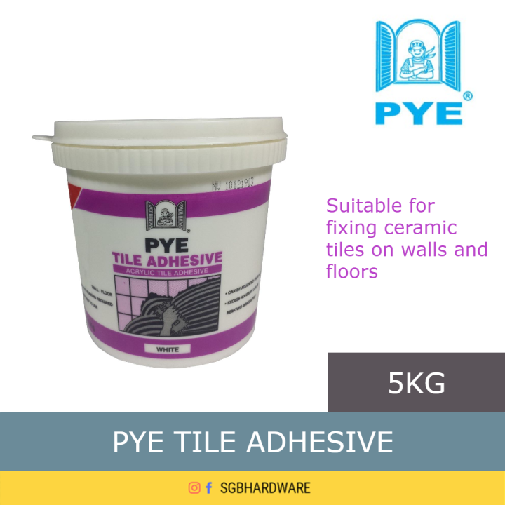 PYE Tile Adhesive Glue Tile 5kg / Gum Jubin Ceramic Tiles UP | Lazada