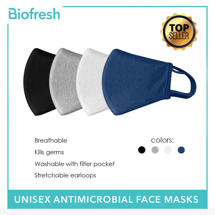 Biofresh RMMASK Antimicrobial Cotton Washable Face Mask 1 piece | Lazada PH