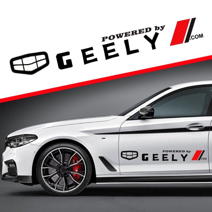 2PCS GEELY Car Body sticker Suitable for GEELY Car Decorate | Lazada PH
