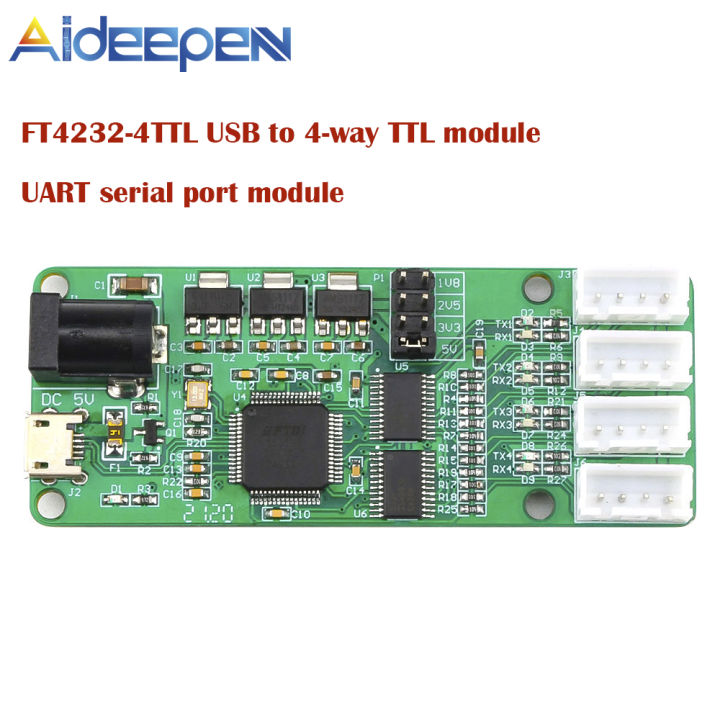 Aideepen FT4232-4TTL USB to 4-way TTL module UART serial port module | Lazada
