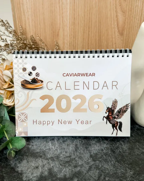CALENDER 2026 NEW YEAR KALENDER MEJA 2026 BATIK MODERN CAVIARWEAR ...