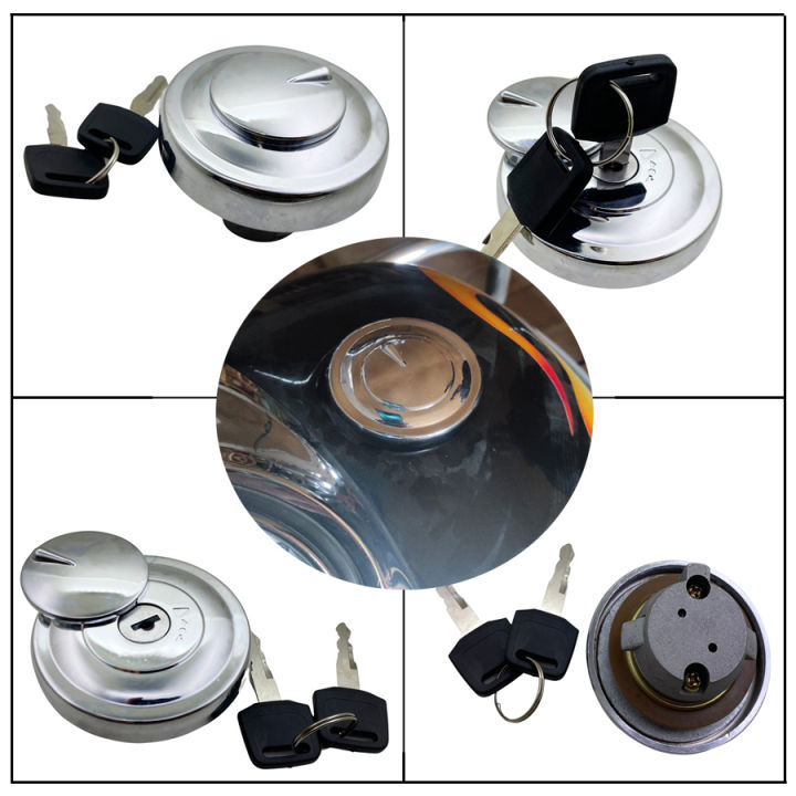 1ชุดรถจักรยานยนต์น้ำมันเชื้อเพลิงแก๊สถังน้ำมันฝาครอบสำหรับ Yamaha Drag ...