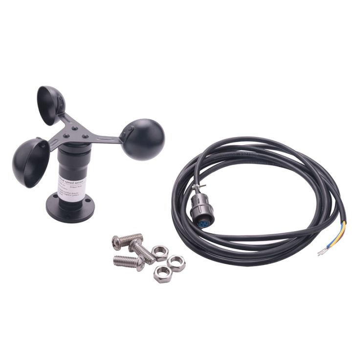 Pulse Signal Wind Sensor Digital Anemometer Pulse Signal Output Aluminum Alloy Wind Speed Sensor 