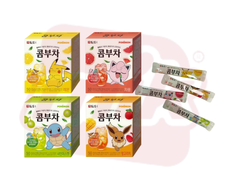 Damtuh Kombucha Flavored Tea (with Pokemon Coaster) 10's | Lazada PH