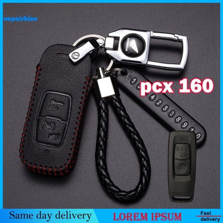 【XPS】HONDA Pcx 160 Remote Key Leather Case Cover Pcx 160 Remote Cover ...