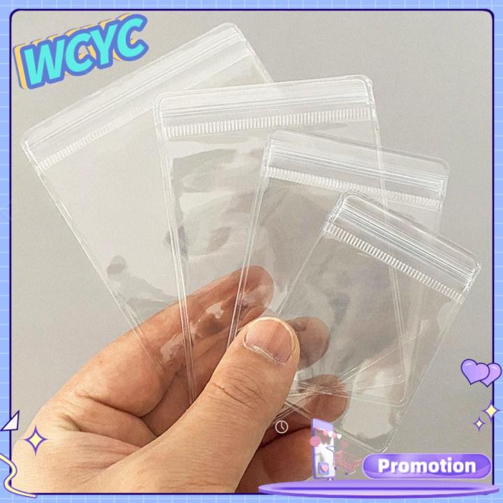 WCYC 100pcs Reclosable Storage Pouches Gift Packaging Wide Use PVC ...