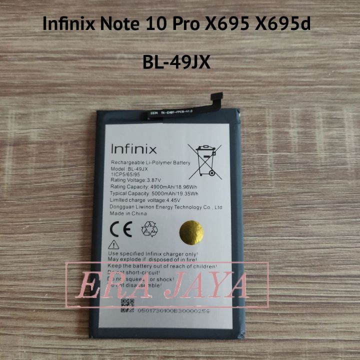 Baterai Batre Infinix BL-49JX HP Infinix Note 10 Pro X695 X695D Kode ...