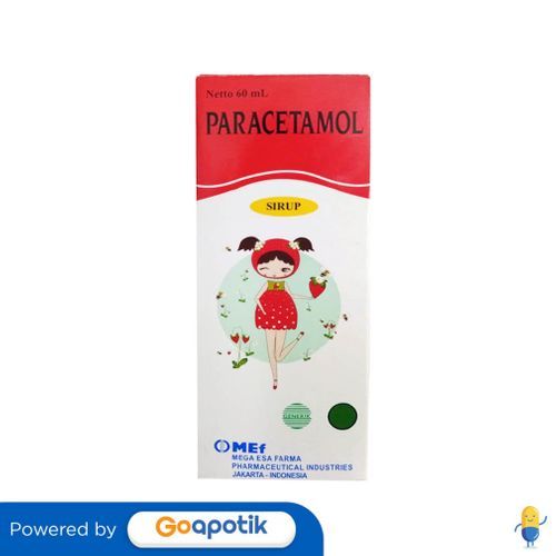 Paracetamol Mef 120 Mg/5 Ml Syrup 60 Ml | Lazada Indonesia