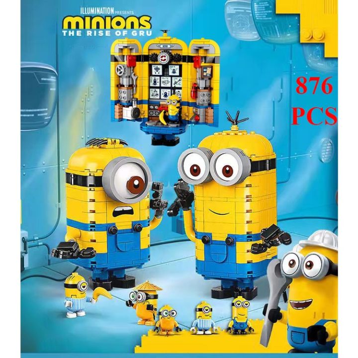 [876 CHI TIẾT] BỘ ĐỒ CHƠI XẾP HÌNH LẮP ɡhéP MINION, Robot Cỗ Máy Chiến ...