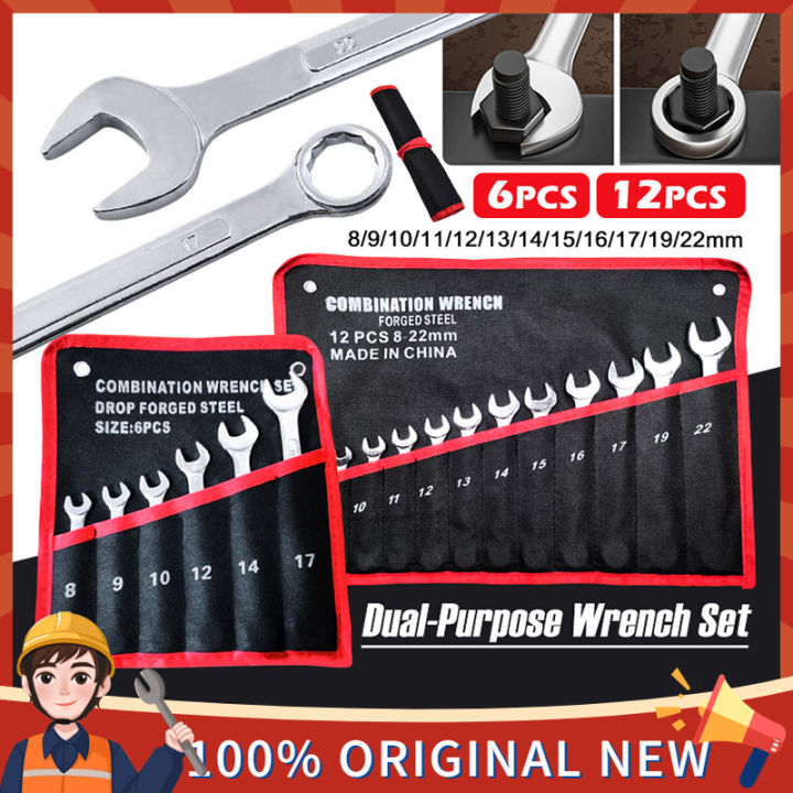 【🇲🇾Stock 】6/12PCS 8-22mm Dual Purpose Combination Allen Wrench Set ...