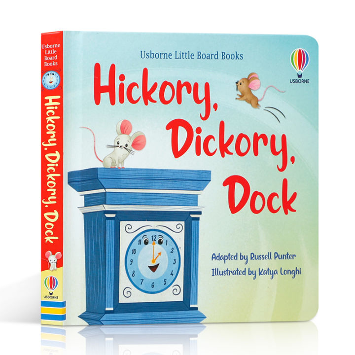 Milu Hickory Dickory Dock Years Old Toddler Nursery Rhyme Board Book ...