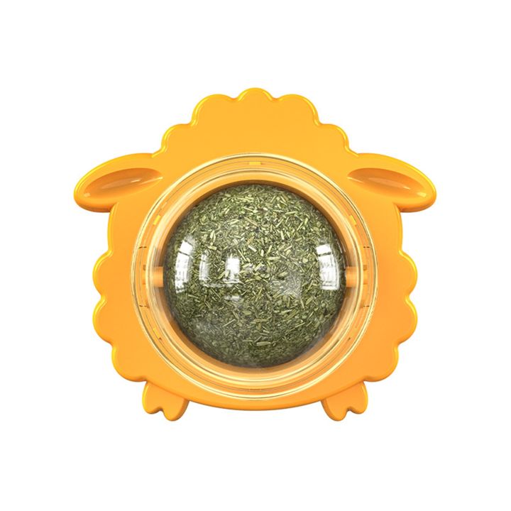 Catnip Cat Toys Catnip Wall Toy Rotatable Catnip Ball Toy For Cats