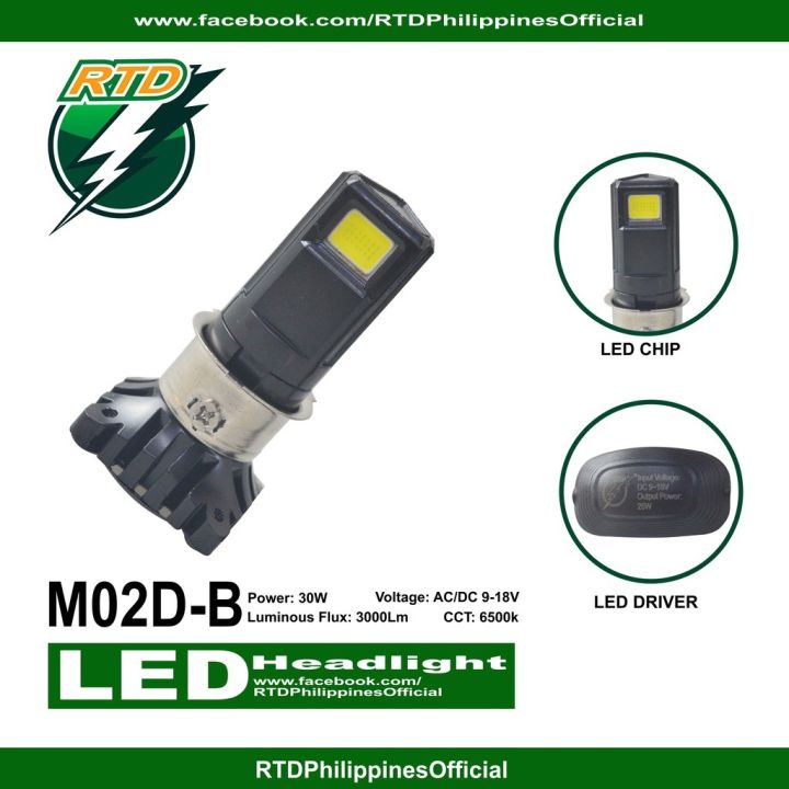 ORIGINAL RTD RAYTON LED HEADLIGHT M02D-B | RTD PHILIPPINES OFFICIAL ...